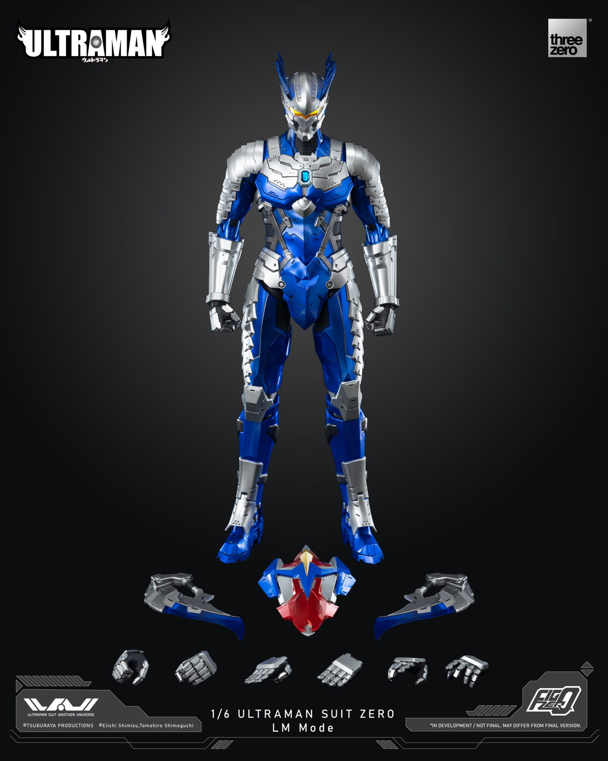 Pedido Figura LM Mode - ULTRAMAN SUIT ZERO FigZero marca Threezero 3Z0 ...