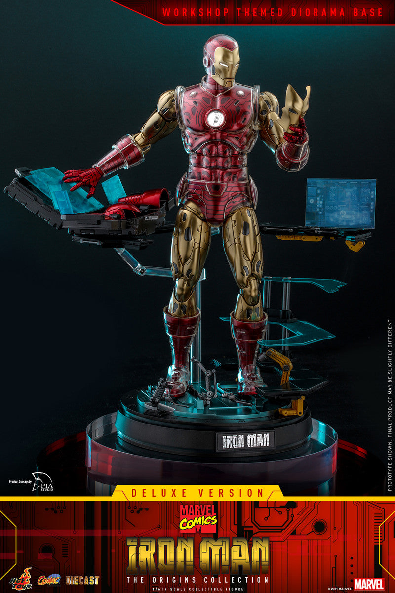 Pedido Figura Iron Man - Deluxe Version - Marvel Comics [The Origins C ...